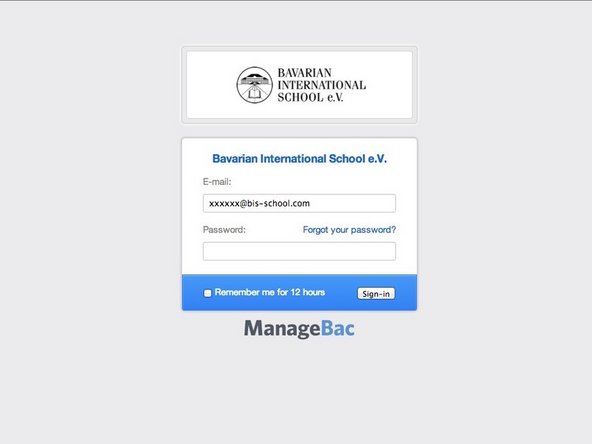 Managebac - BIS Help Guides