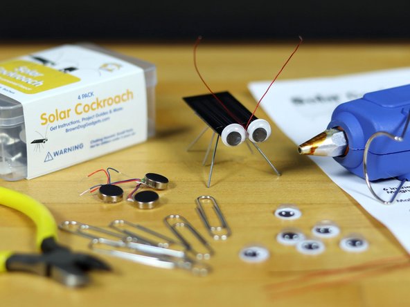 Solar Cockroach - Brown Dog Gadgets Guides