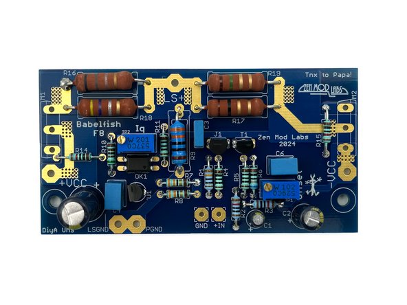 Babelfish F8 Amplifier - diyAudio Guides