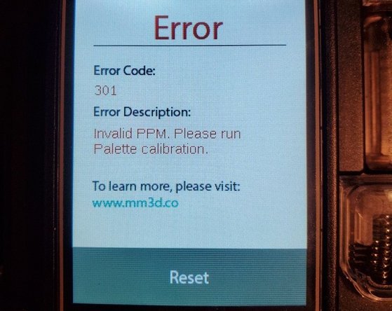 Error Numbers - Mosaic Manufacturing