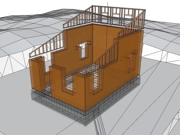 MicroHouse 3 Walls - Open Source Ecology